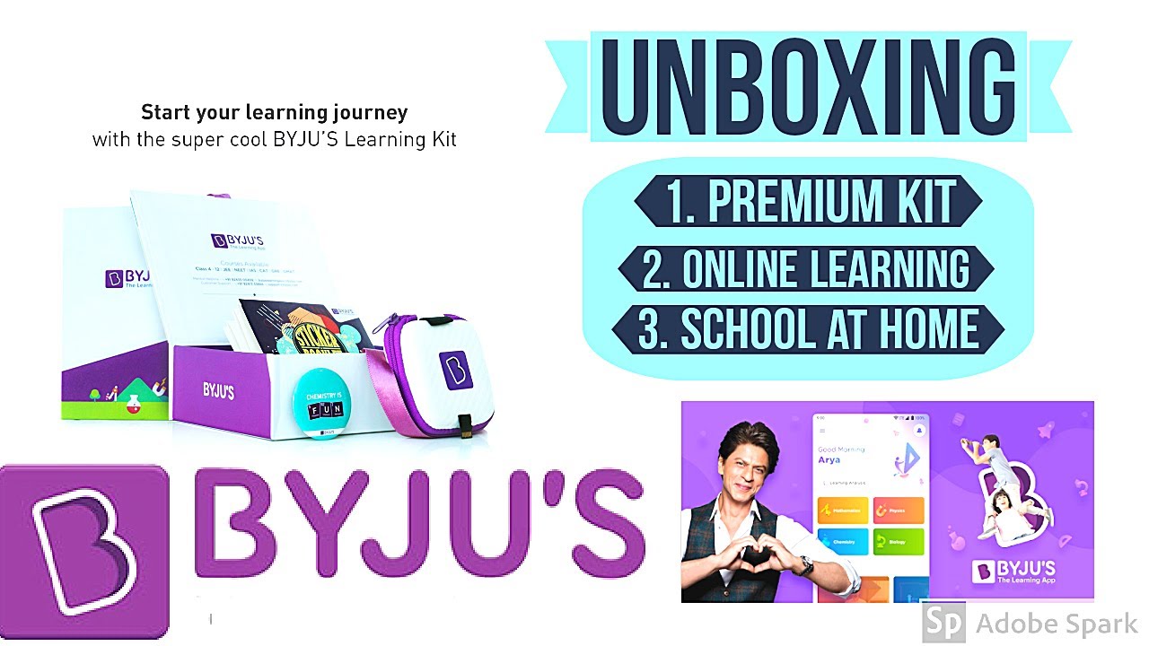 byju's m10 tab | students premium kit unboxing | the learning app ...