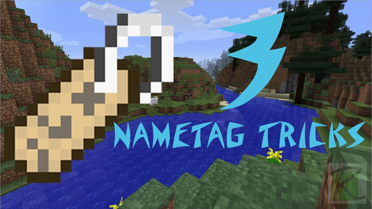 3 Cool Nametag Tricks! Minecraft Xbox Tu22 - YouTube