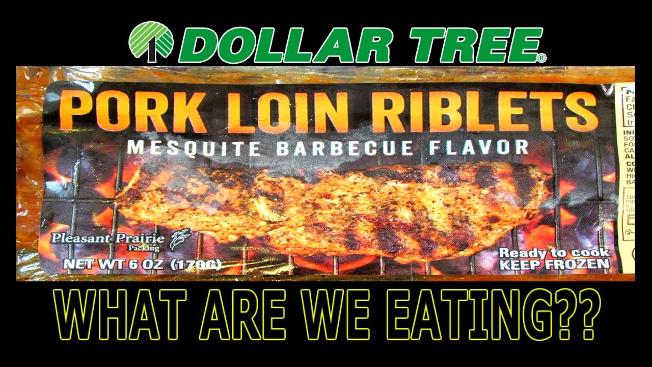 Dollar Tree ONE DOLLAR BBQ Pork Ribs!! - WHAT ARE WE EATING?? - The ...