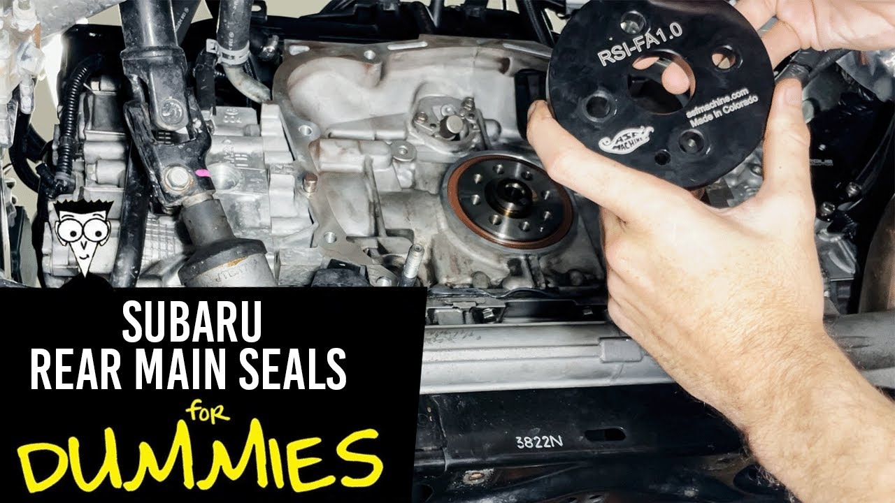 Subaru Rear Main Seal Install! - YouTube