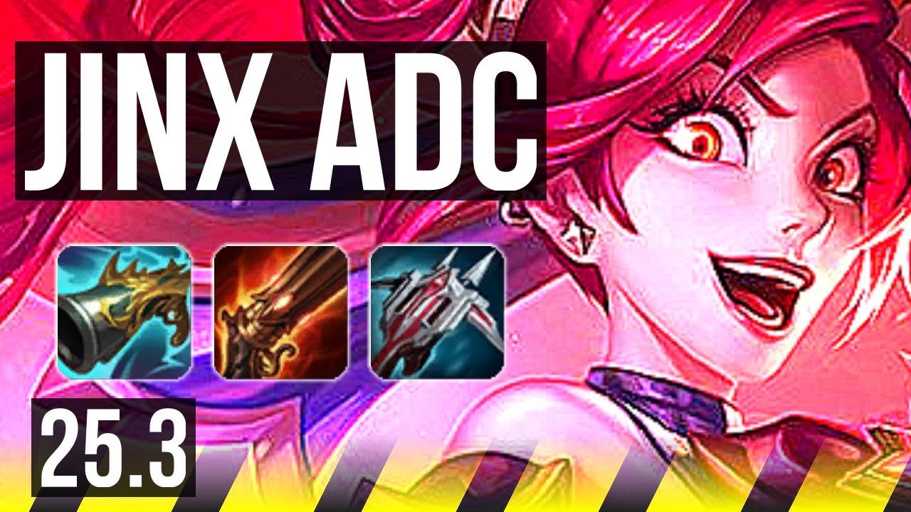JINX & Mel vs JHIN & Xerath (ADC) | 15/2/6, Legendary | KR Grandmaster ...