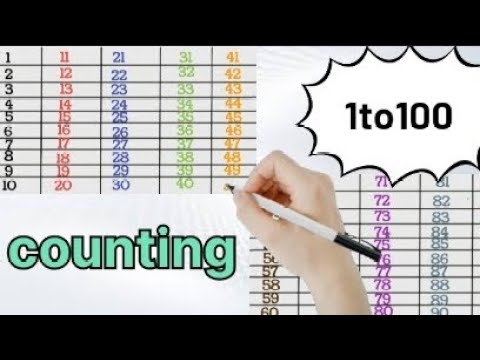 100tak counting learn counting number 100tak ginti - YouTube