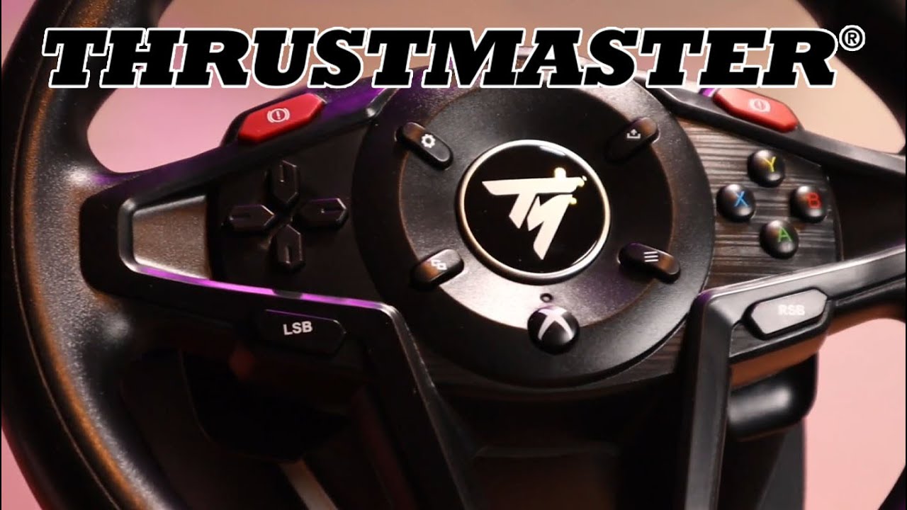 Thrustmaster T128 | 360° close-up view [SIM RACING HARDWARE] - YouTube