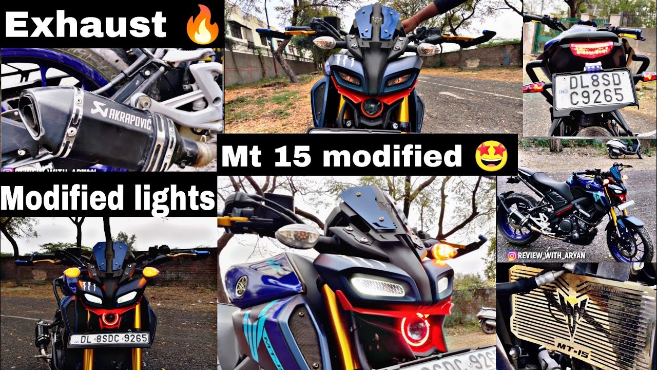 MT15 modified 🥵 | MT 15 Modifications | Mt 15 Exhaust Modified ...