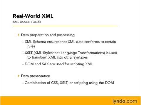1 2 Understanding XML usage today - YouTube