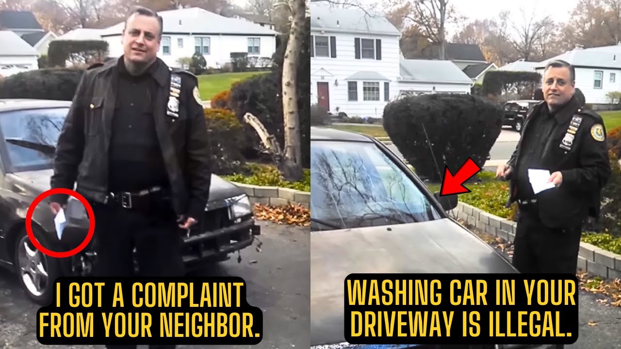 Cop Claims Washing Your Car In Your Own Driveway Is Illegal Because Of ...