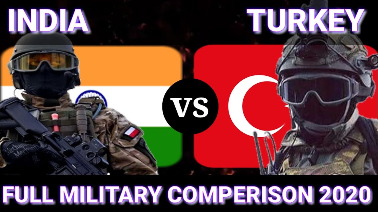 India vs Turkey Military Power Comparison 2020, Turkey vs India ...
