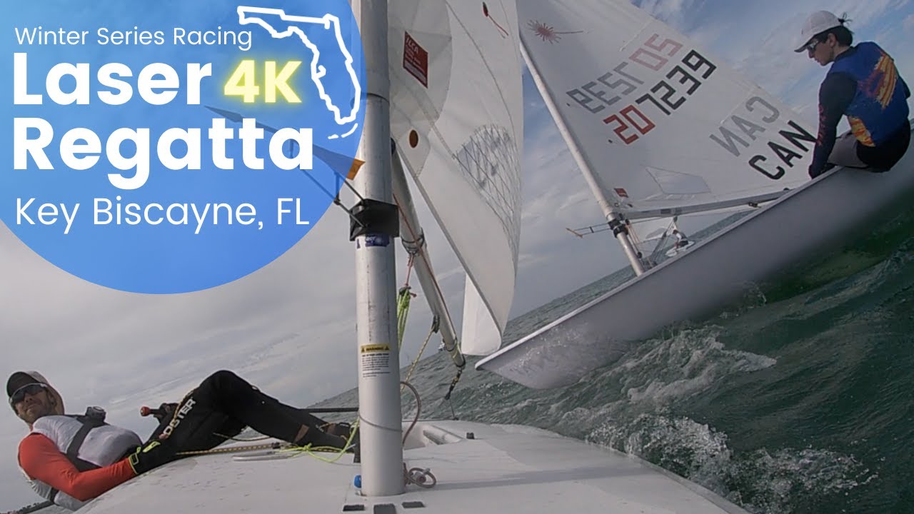 ILCA LASER Winter SERIES RACING in Miami, Florida - YouTube