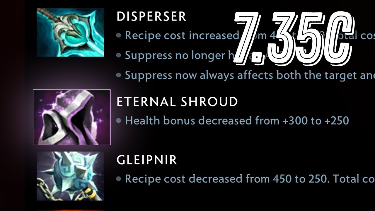 NEW ETERNAL SHROUD - DOTA 2 7.35C UPDATE ! DOTA 2 7.35 - YouTube