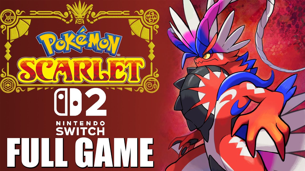 Pokemon Scarlet Full Game Walkthrough (Nintendo Switch 2) - YouTube