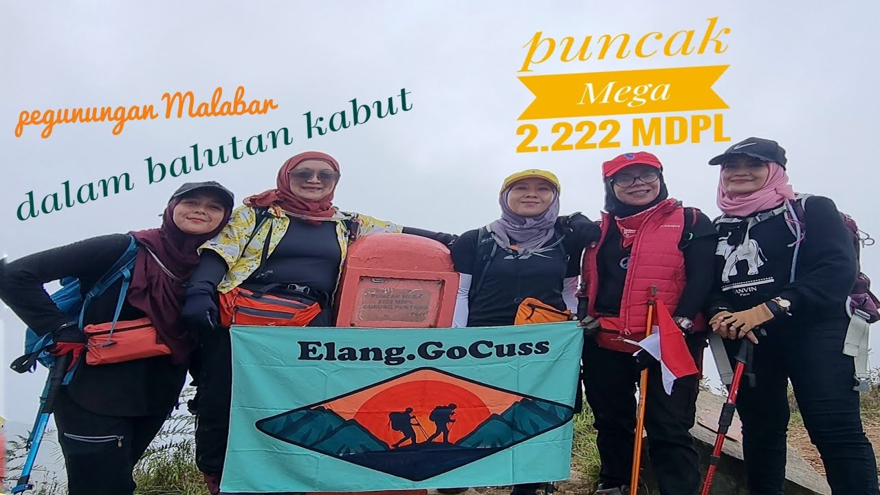 Puncak MEGA via jalur resmi gunung Puntang - YouTube