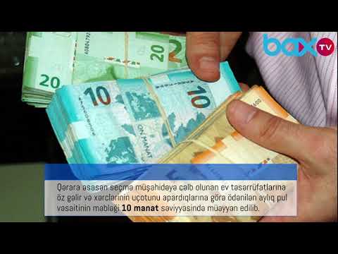 Azərbaycanda bu ailələrə aylıq 10 manat veriləcək