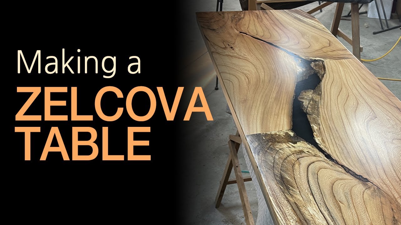 making a zelcova table - YouTube