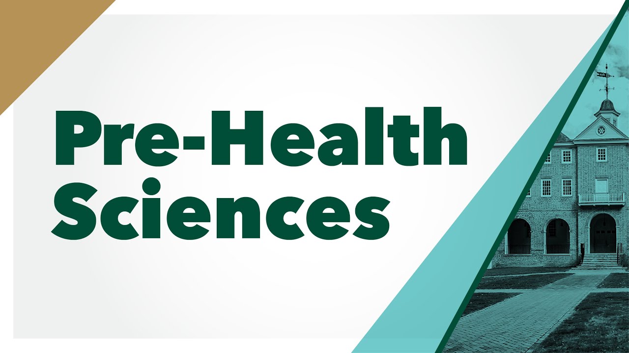Academic Excellence: Pre-Health Sciences - YouTube