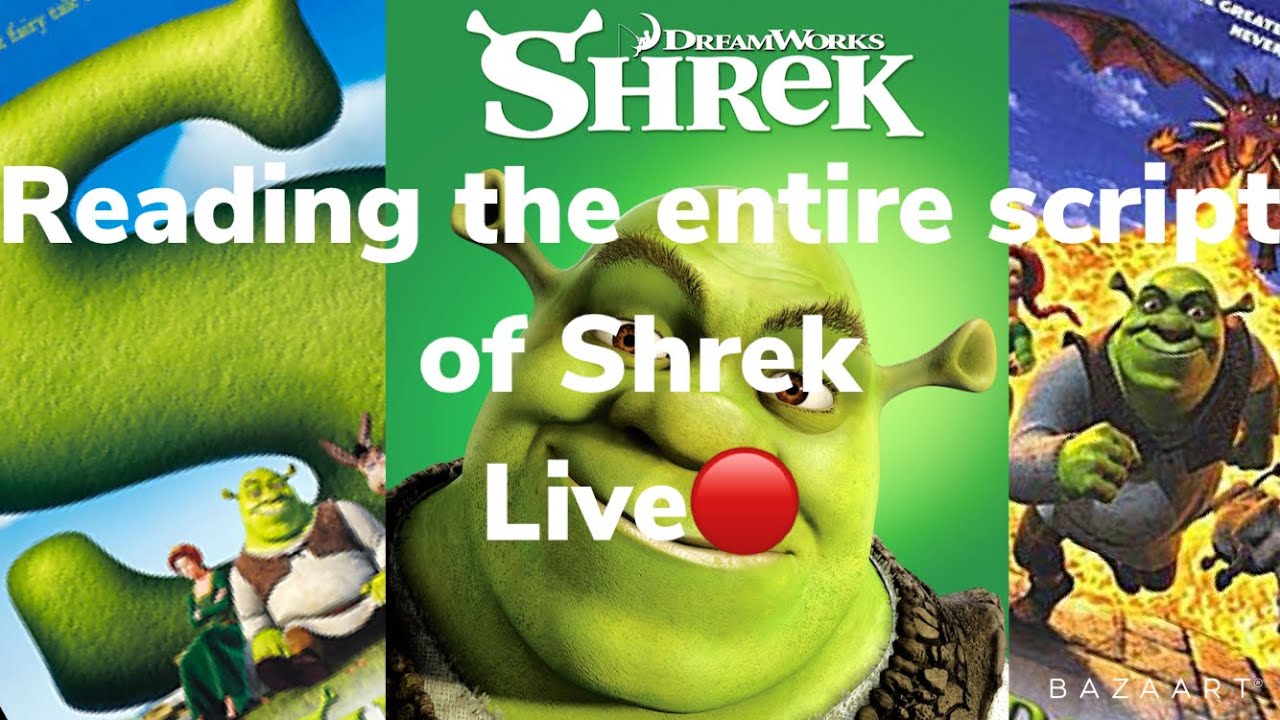 reading the script of shrek - YouTube
