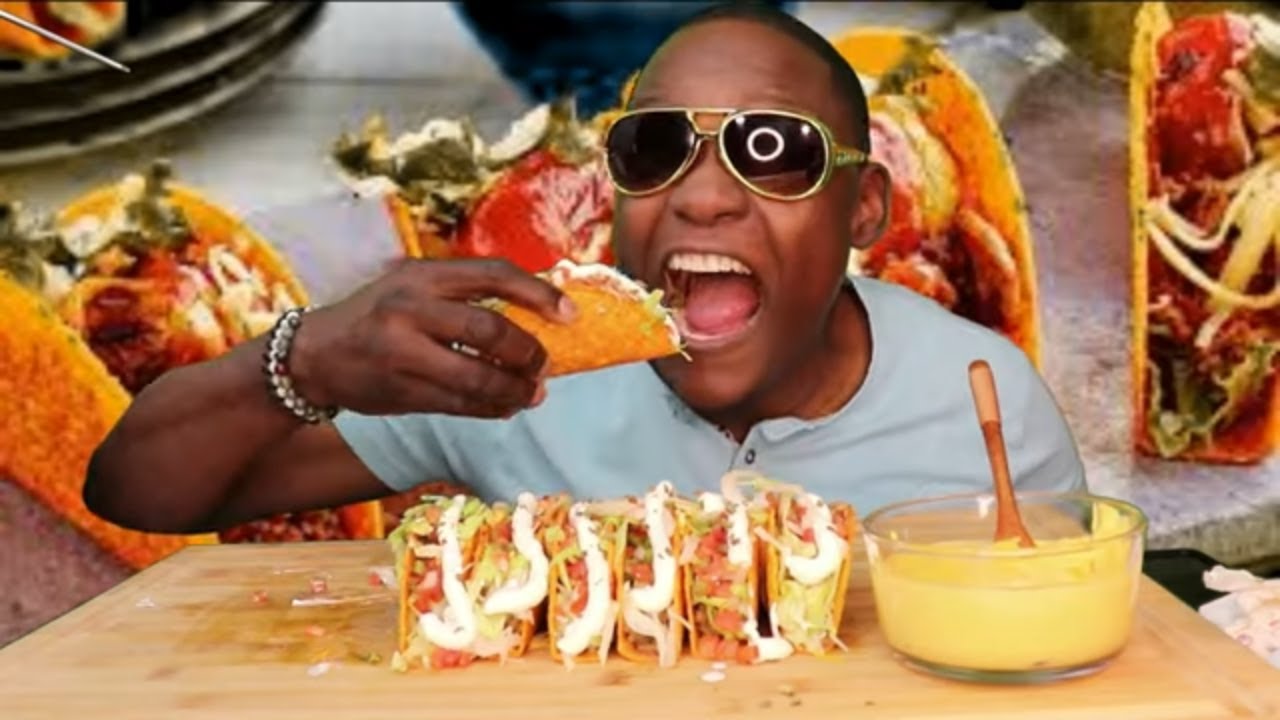 CHEESY TACO MUKBANG | EATING SHOW | THEY CAUGHT BOOSIE SLIPPIN! - YouTube