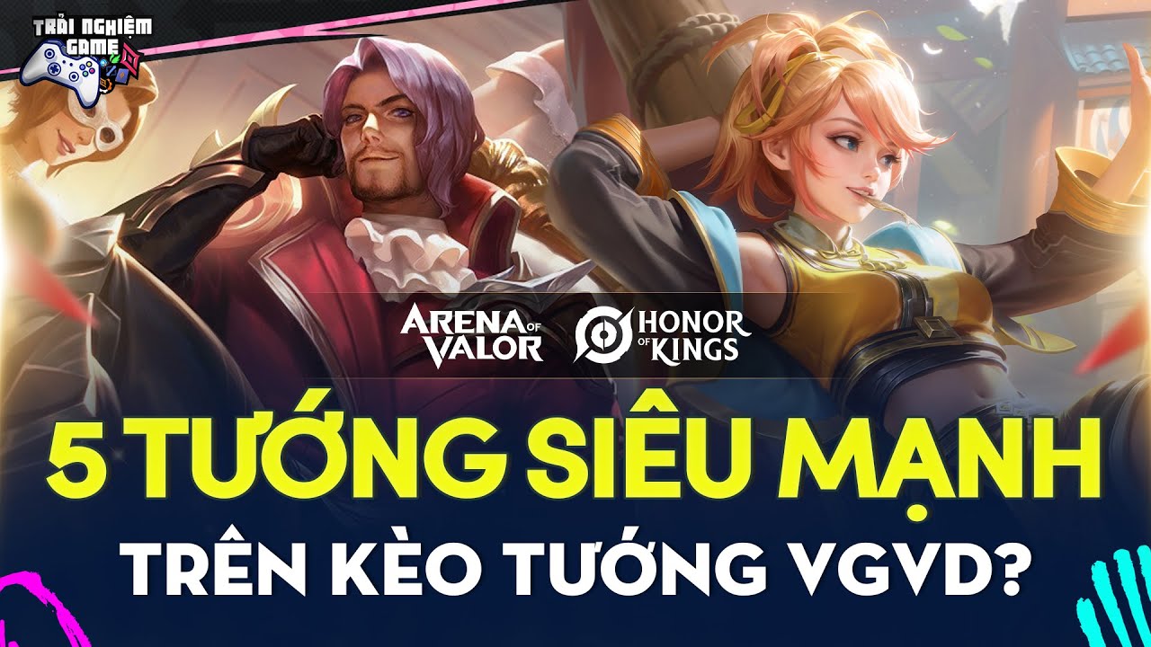 Top 5 Vị Tướng Liên Quân Làm Bố Tướng VGVD, Tại Giải KIC AOV X HOK - YouTube