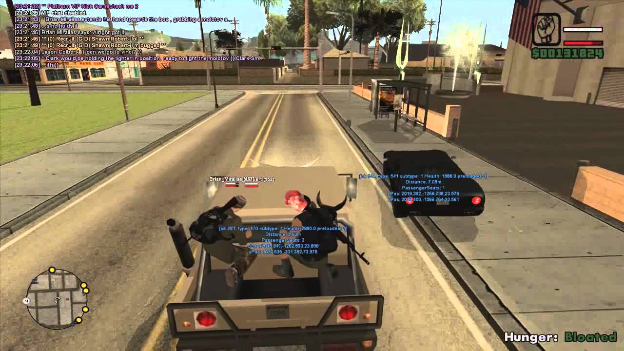 [SAMP-NGRP] Setting fire to Ballas HQ. - YouTube
