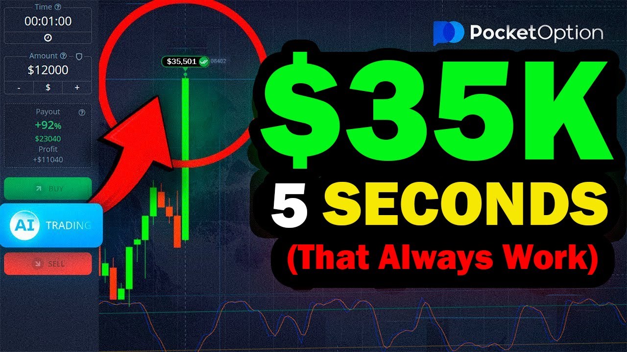 Best 5 Seconds Binary Option Strategy that works on Pocket Option - YouTube