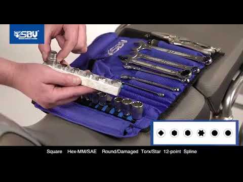 Basic SBVTools Motorcycle Toolset, Tool kit Pouch for BMW, KTM, DUCATI ...
