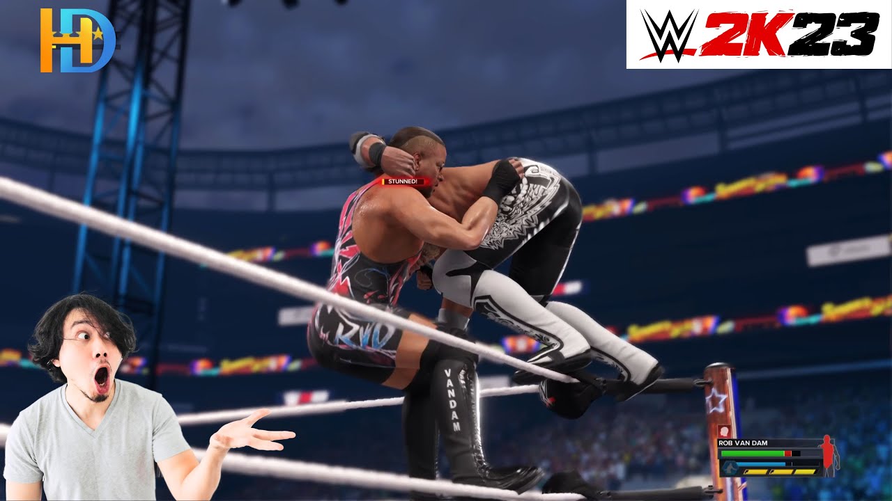 WWE 2K23 Edge vs Rob Van Dam Full Match - PS5 HDR GAMEPLAY - YouTube