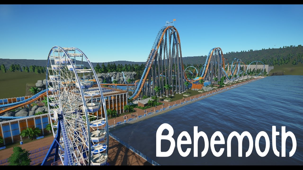 Planet Coaster - Behemoth [Dueling Coasters] - YouTube
