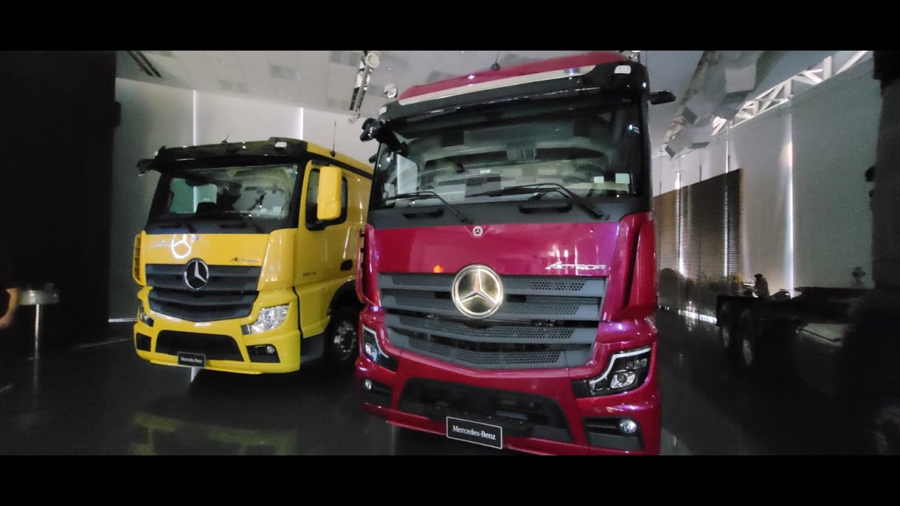 Venha conhecer a nova linha Mercedes-Benz Euro 6 - YouTube