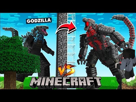 Godzilla VS MegaGodzilla In (Minecraft Full video) - YouTube