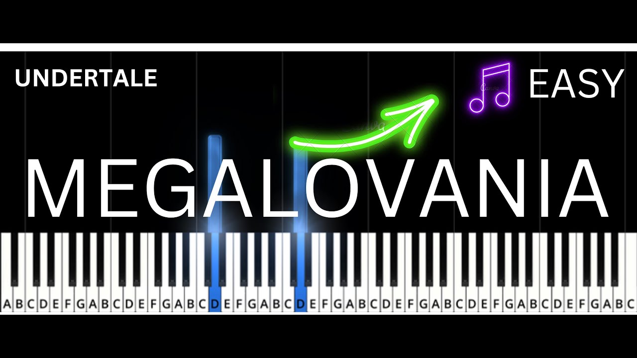 Intro Of MEGALOVANIA - Undertale | Easy Piano Tutorial - YouTube