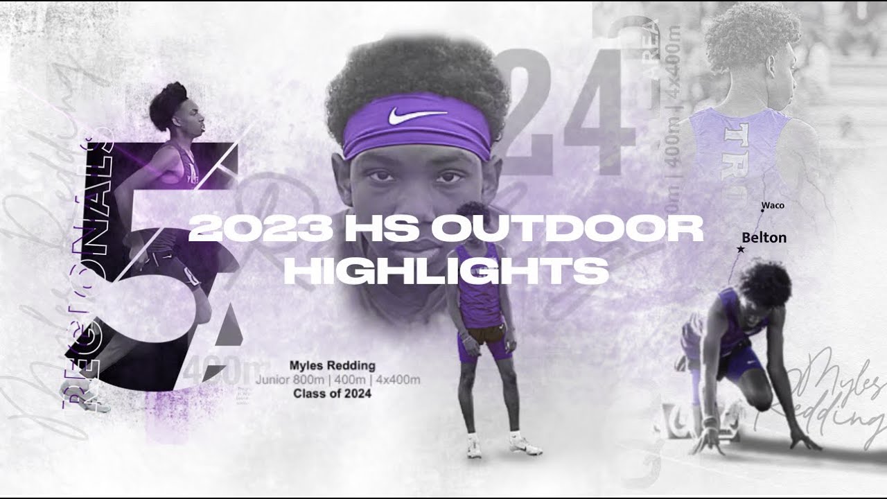Myles Redding - 2023 - HS Outdoor Highlights - YouTube