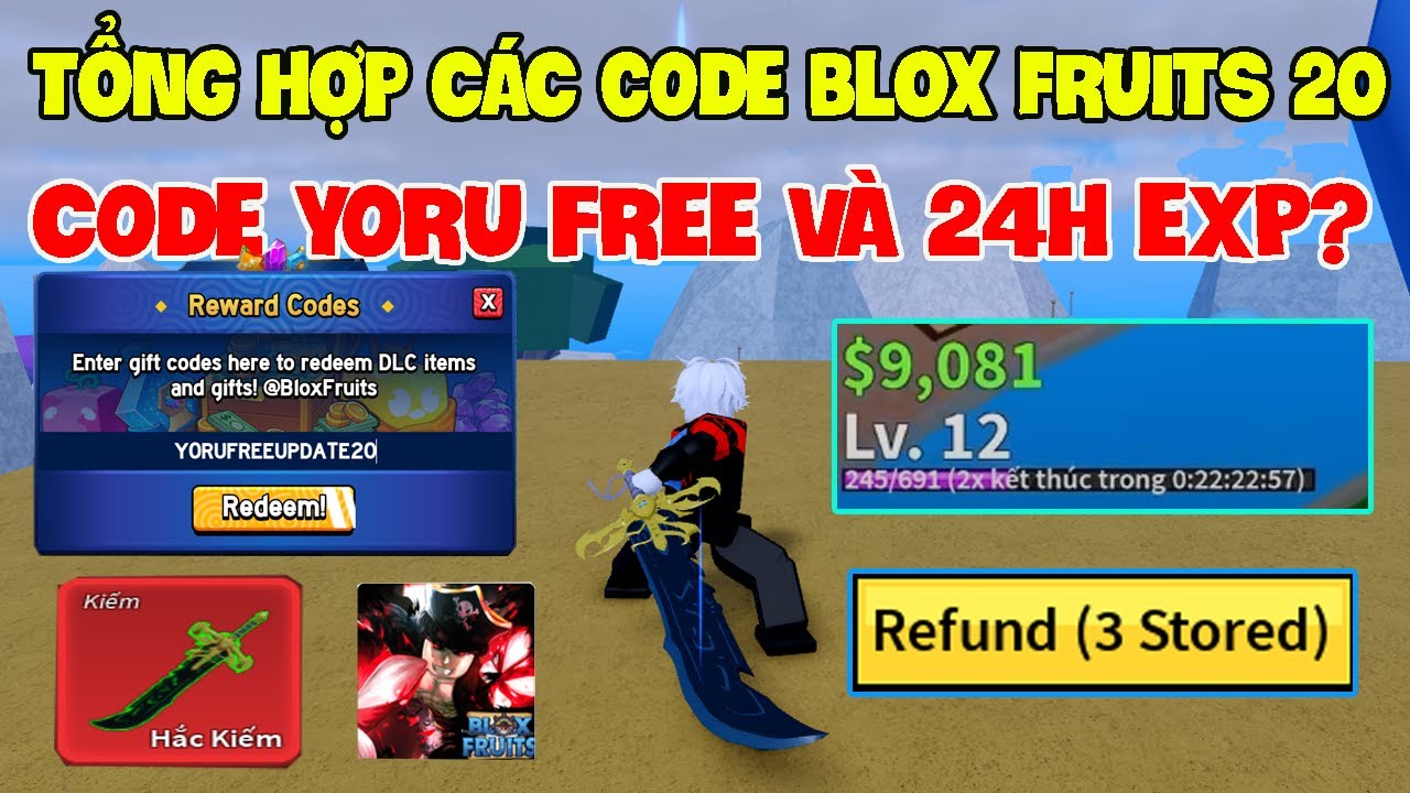 Tổng Hợp Các Code Mới Và Nhất Còn Sử Dụng Được Trong Blox Fruits Update ...