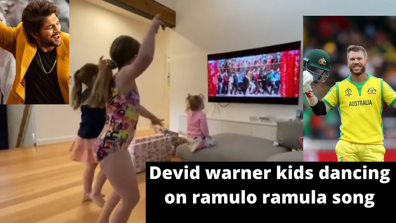 David Warner Kids Dancing on Ramulo Ramulo Song || Chasedaily - YouTube