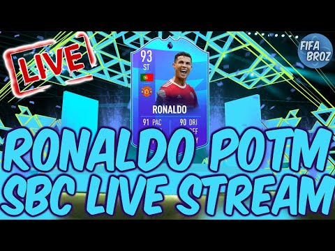 FIFA 22 PREMIER LEAGUE POTM!! RONALDO POTM LIVE!! ROAD TO 8K ...