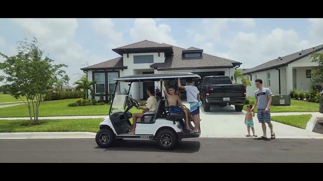 Experience the Ultimate Relaxation: Golf Cart Life in Florida - YouTube