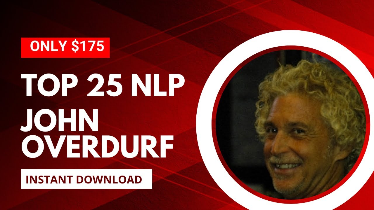 [Bundle] Top 25 John Overdurf Courses - NLP Learning - YouTube