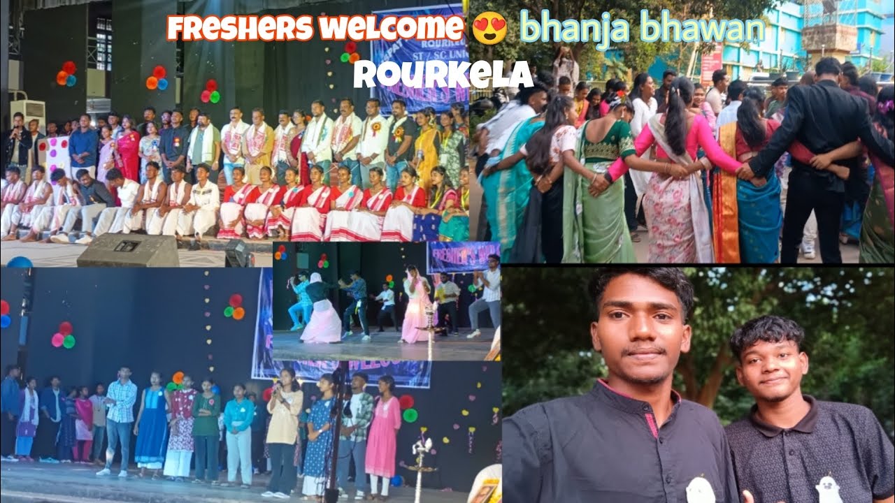 Ispat Autonomous college Rourkela st.sc Union freshers welcome party 🎉😍 ...