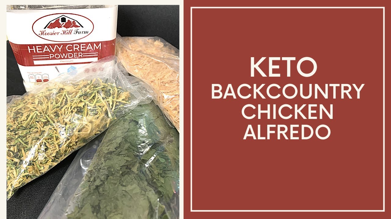 KETO BACKCOUNTRY CHICKEN ALFREDO | NEW RECIPE | MICHIGAN ADVENTRE ...