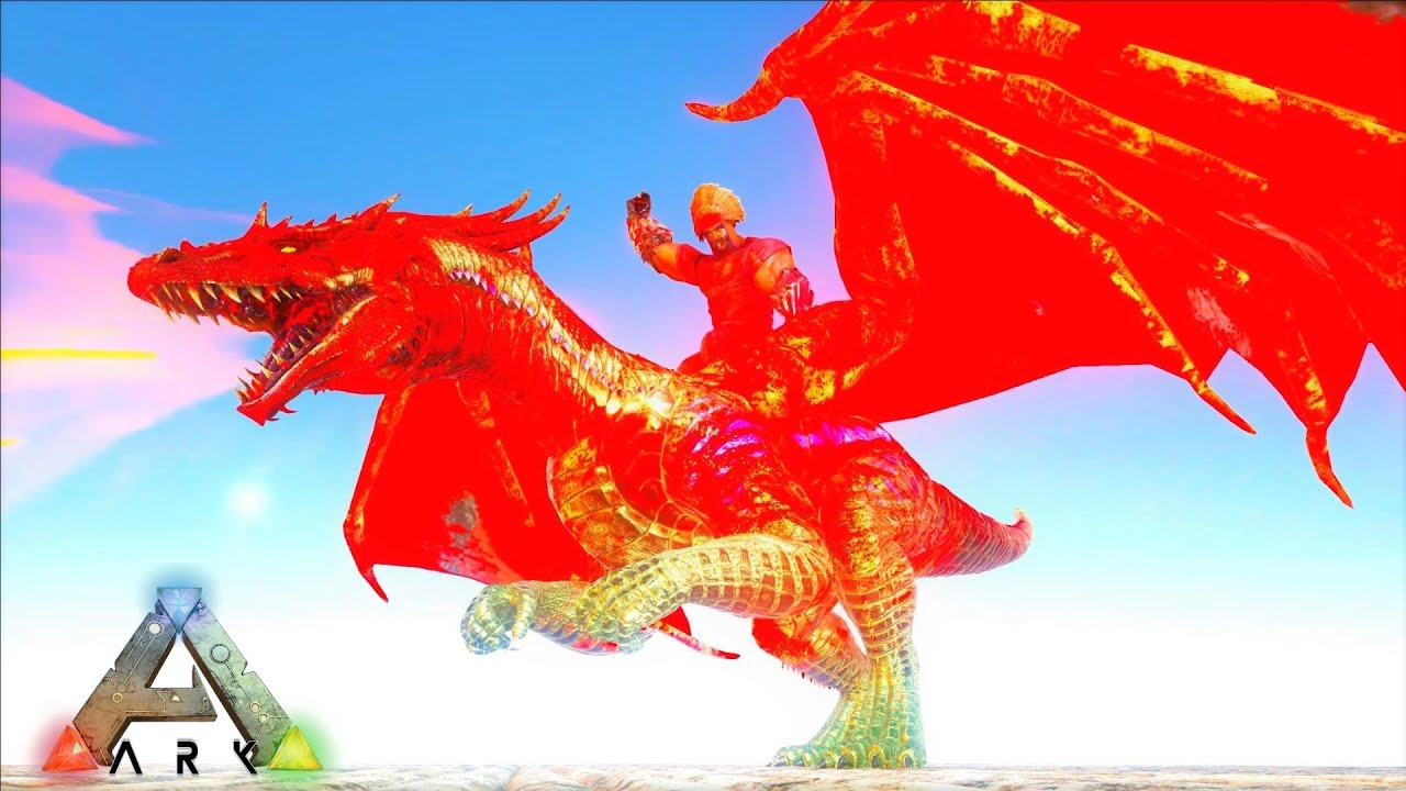 MY NEW FLAME DRAKE & SNOW DRAKE ANNUNAKI REBORN ! ARK CRYSTAL ISLES ARK ...