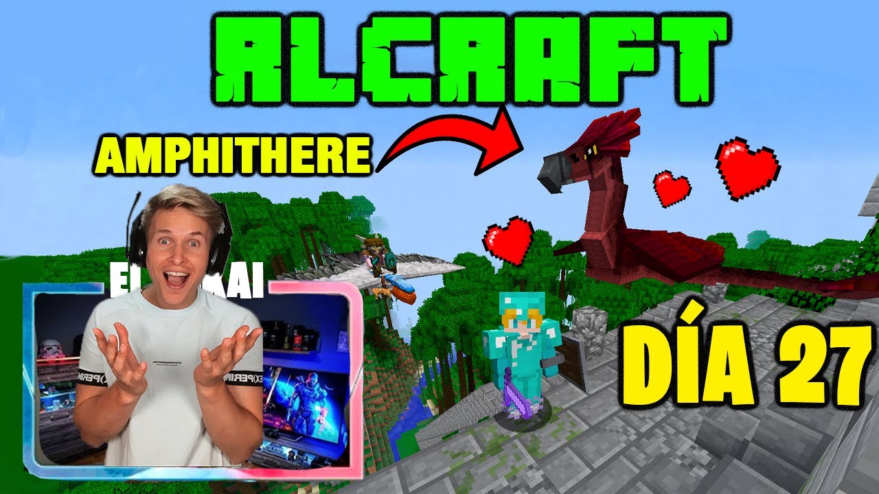 MI PRIMER PAJARO *Amphithere* - DIA 27 en RLCRAFT *Minecraft* - YouTube