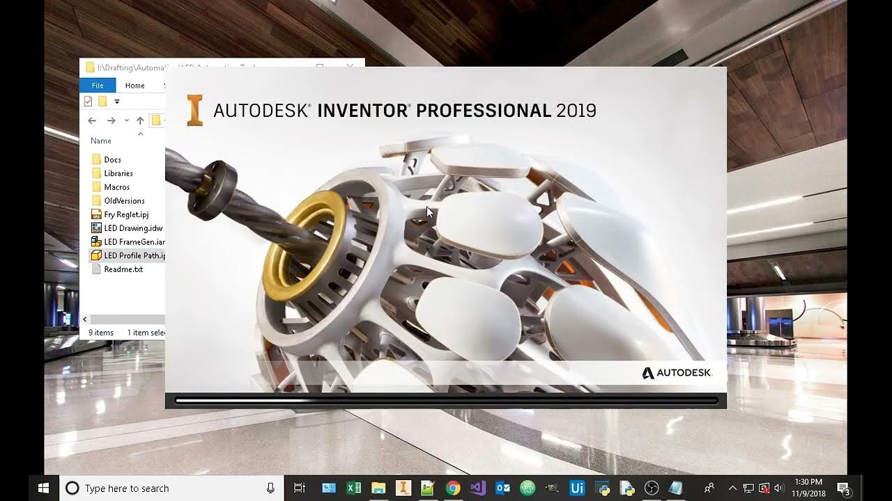LED Automation Tool [Manufacturing Automation] (Inventor API, Macros, PDF Generation) - YouTube