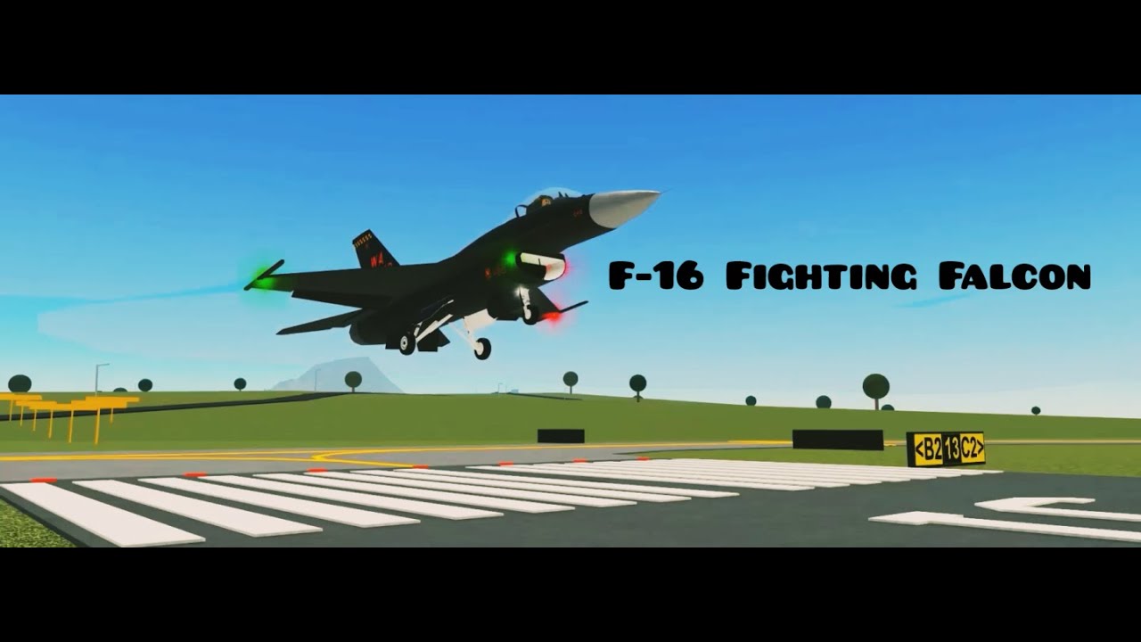 Roblox PTFS | F-16 Fighting Falcon's Formation Pass... - YouTube