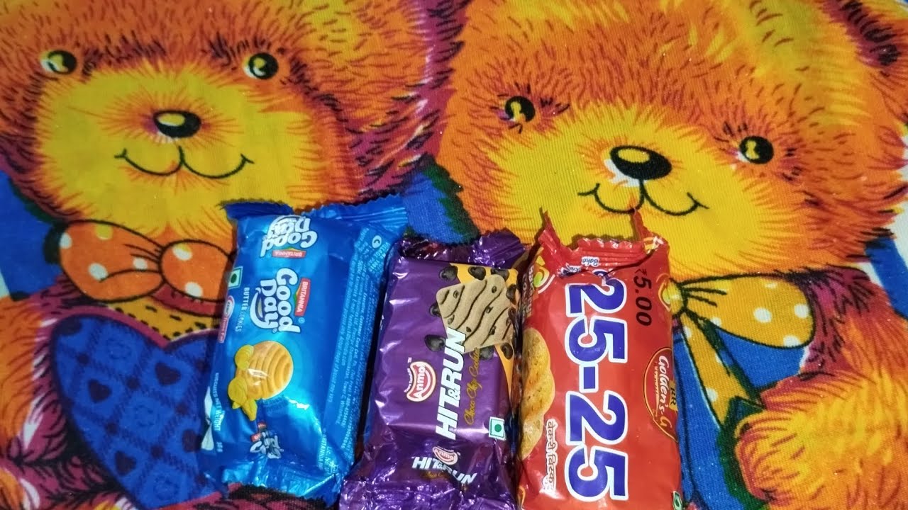 Good Day Biscuit Vs Hit&Run Choco Chips Cookies Vs 25-25 Biscuit - YouTube