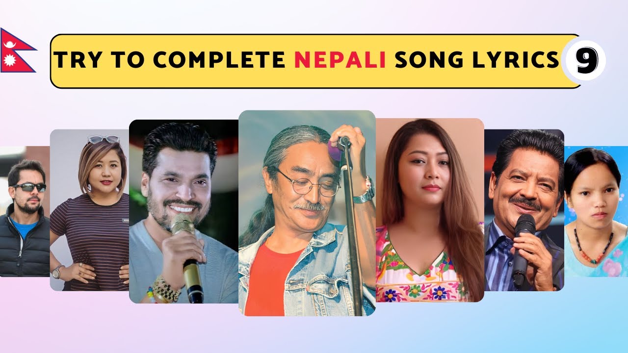 Finish The Lyrics of Most Popular Nepali Songs 🕊️ | Its Quiz Show ...