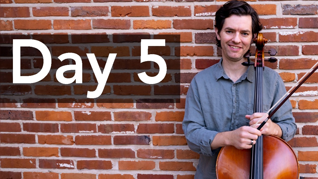 How to Play your 1st Note on the Cello - Day 5 Adult Beginner Cello ...