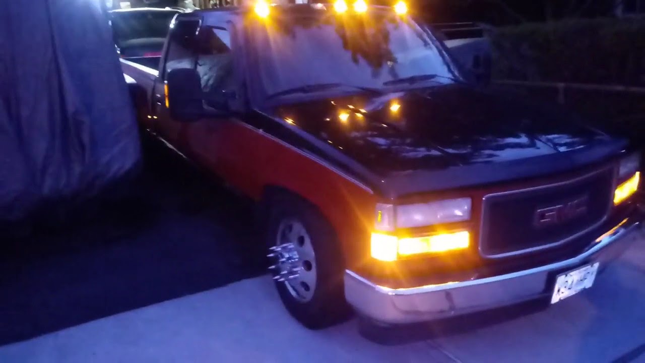 Gmc c3500 lowered stance - YouTube