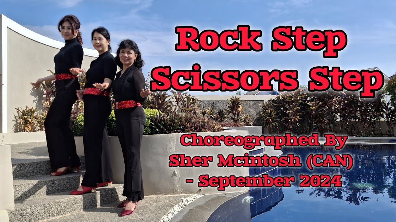 Rock Step Scissors Step - Line Dance - YouTube