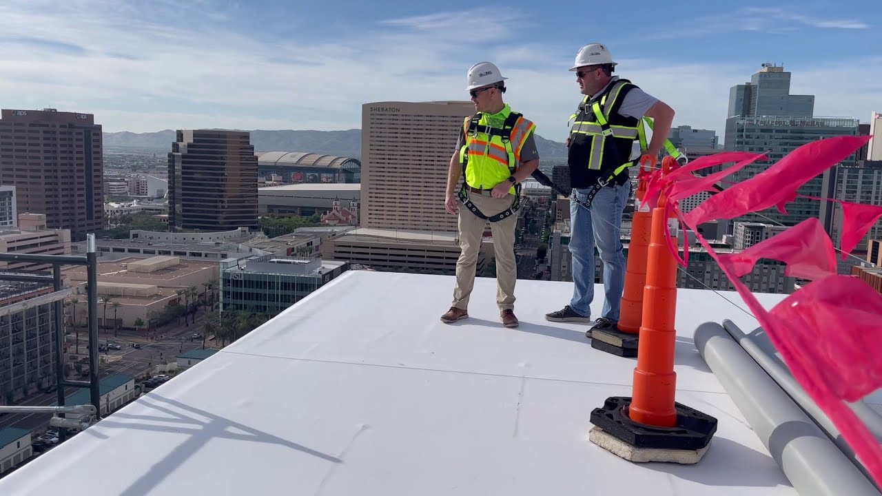 High-rise Roofing! - YouTube