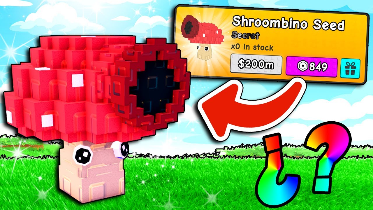 CONSIGO LA NUEVA PLANTA SECRETA SHROOMBINO!!! Roblox Plants vs ...