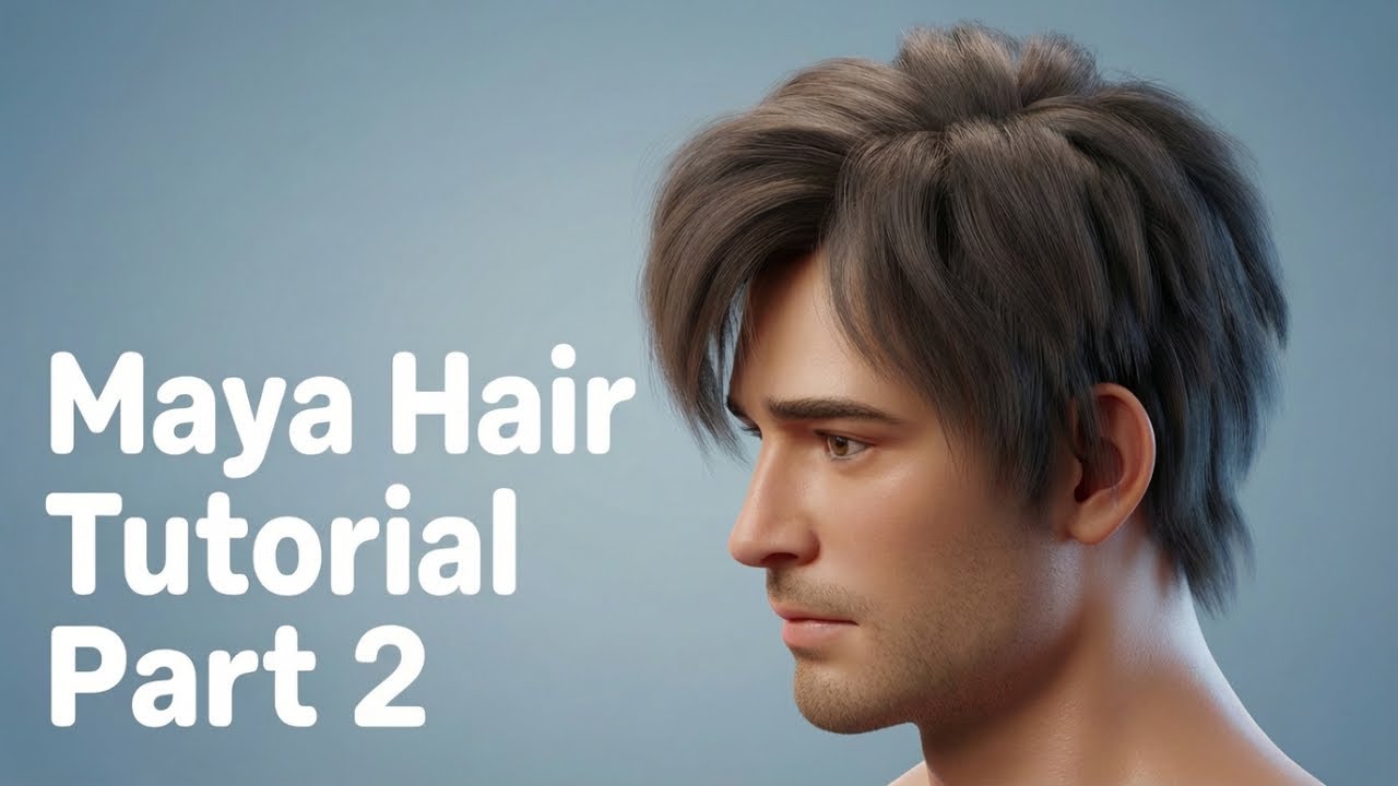 Maya Character Hair | Maya Main Hair Kaise Banaye - YouTube
