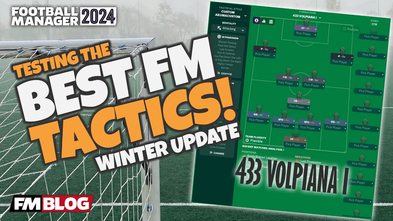 433 VOLPIANA I | Testing the Best FM24 Tactics | Football Manager 2024 ...